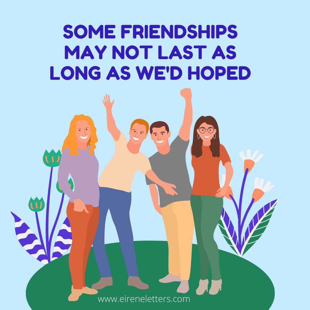Some Friendships May Drift Apart, and it is ok – Candy's Blog